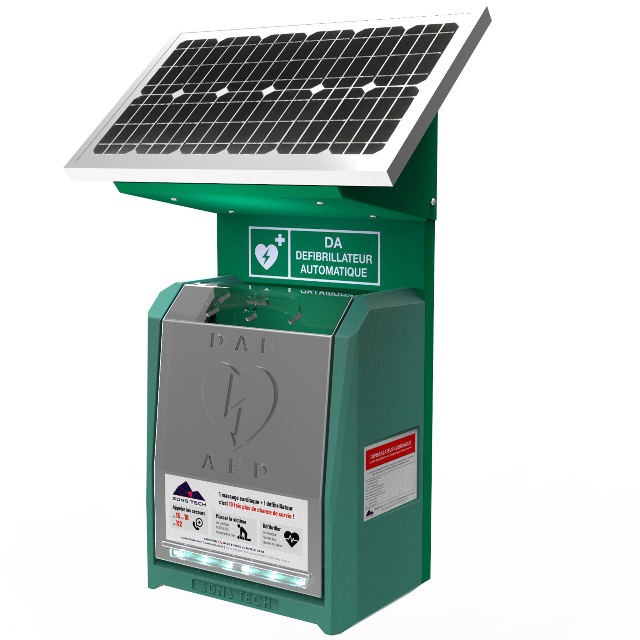 NOUVEAU Coffre SDNS extérieur ES40 | Défibrillateur France